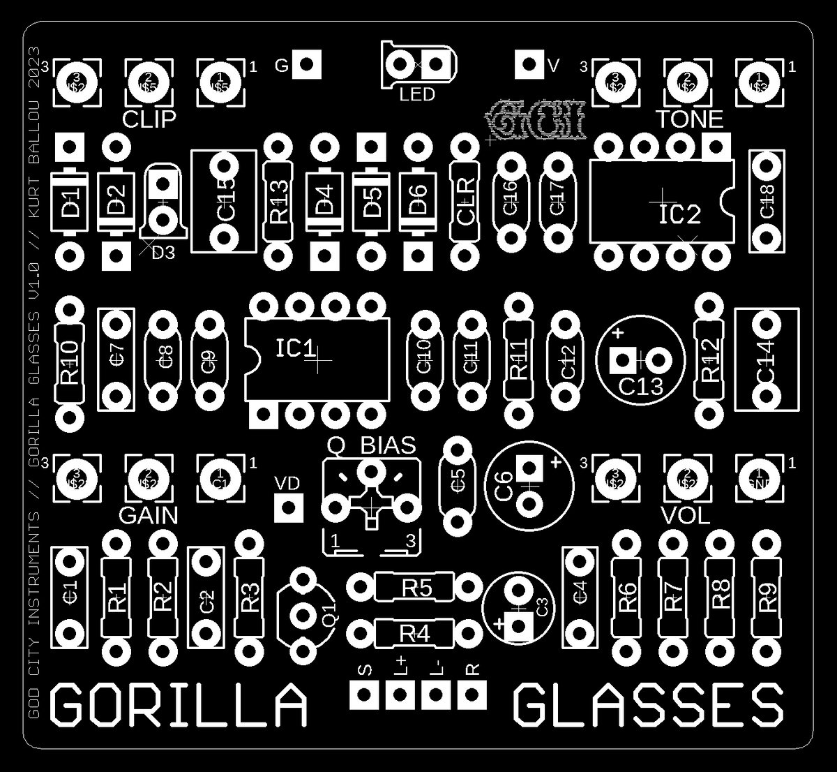 GORILLA GLASSES – God City Instruments